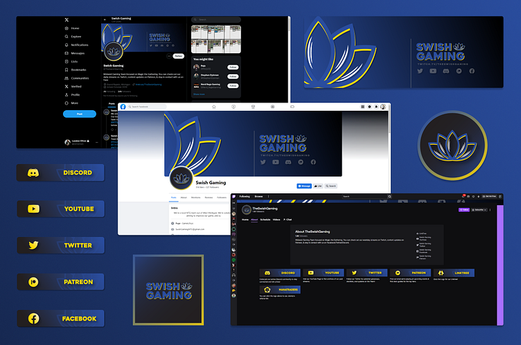 Swish Gaming - Rebrand by Landon Oliver on Dribbble