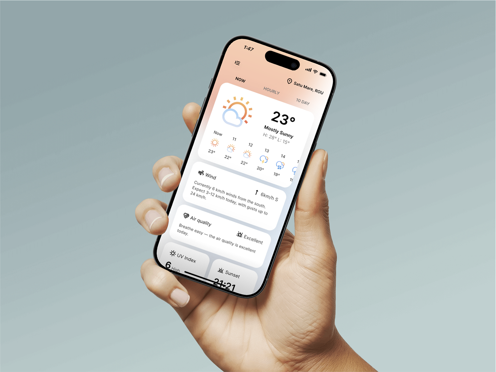 Weatherly UI by Adam Kiss on Dribbble