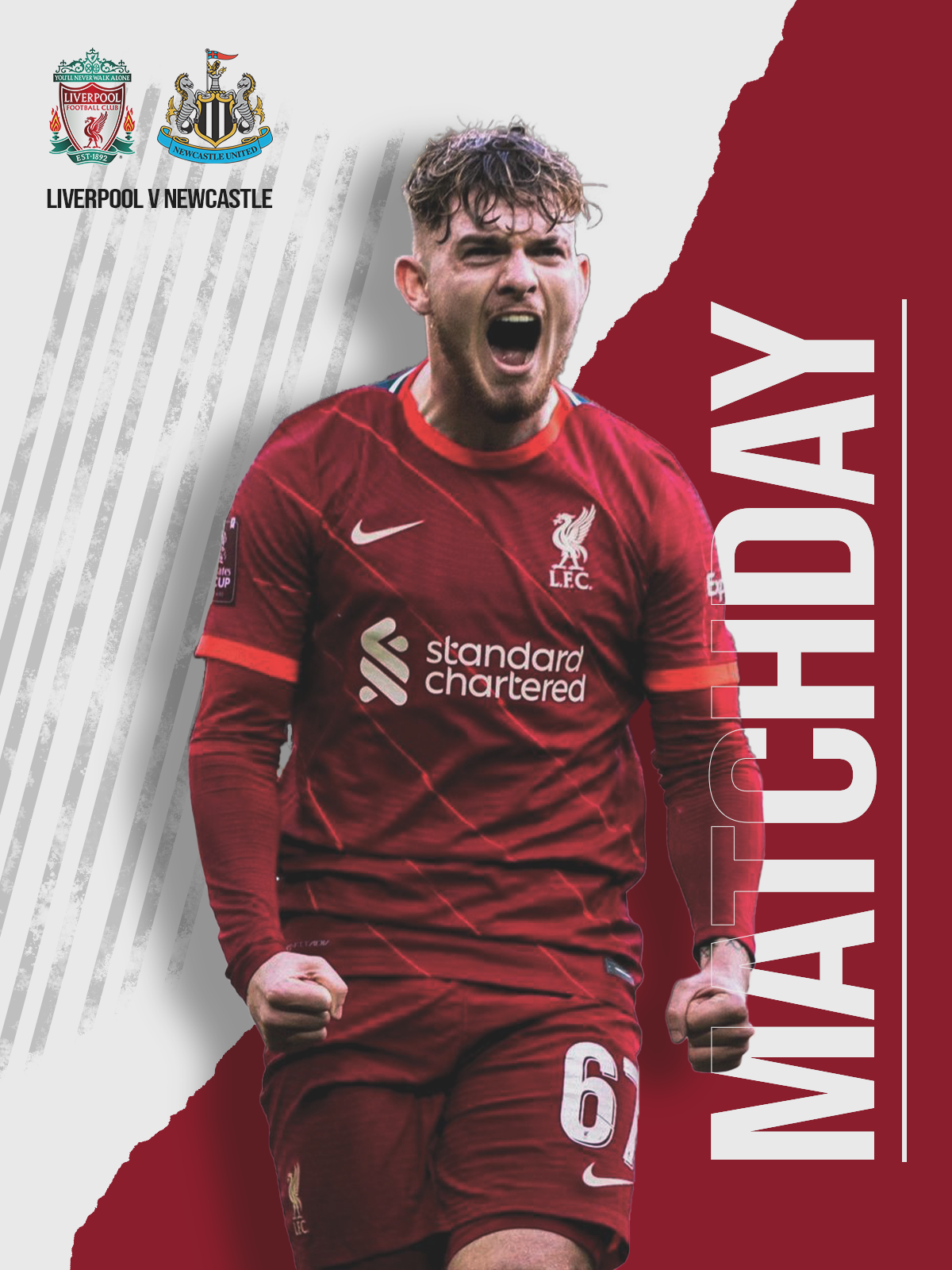 Liverpool Match Day Poster by Akshat Jain on Dribbble