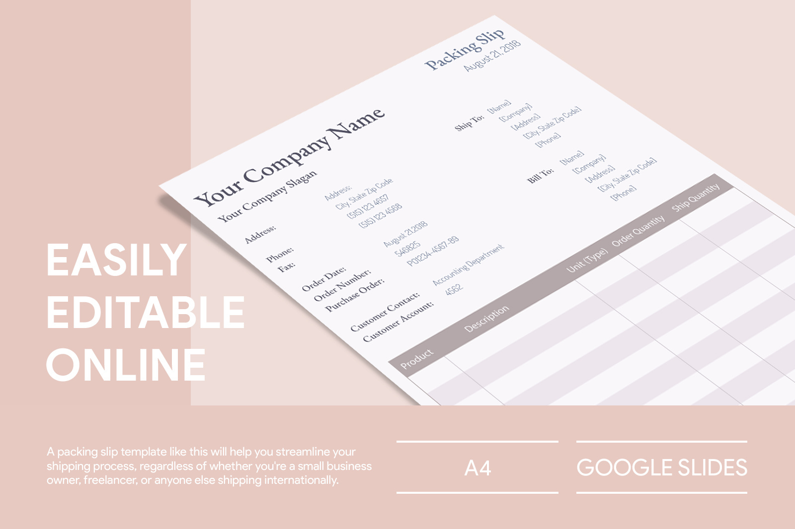 Customs Packing List Free Google Docs Template by Gdoc on Dribbble
