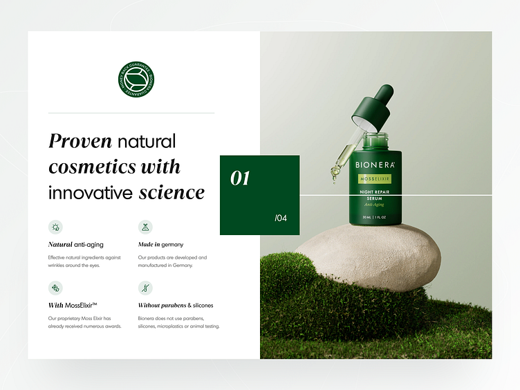 Bionera - Biological New Era Skincare Website Design by Mahmudur Rahman ...