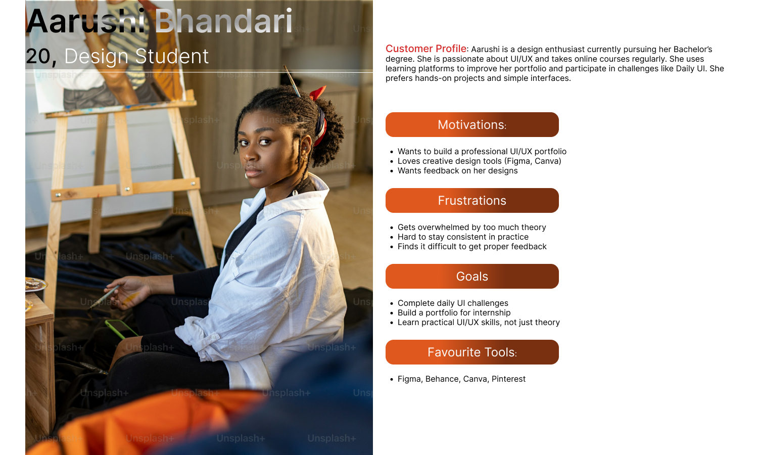 User Persona by Anisha Shrestha on Dribbble