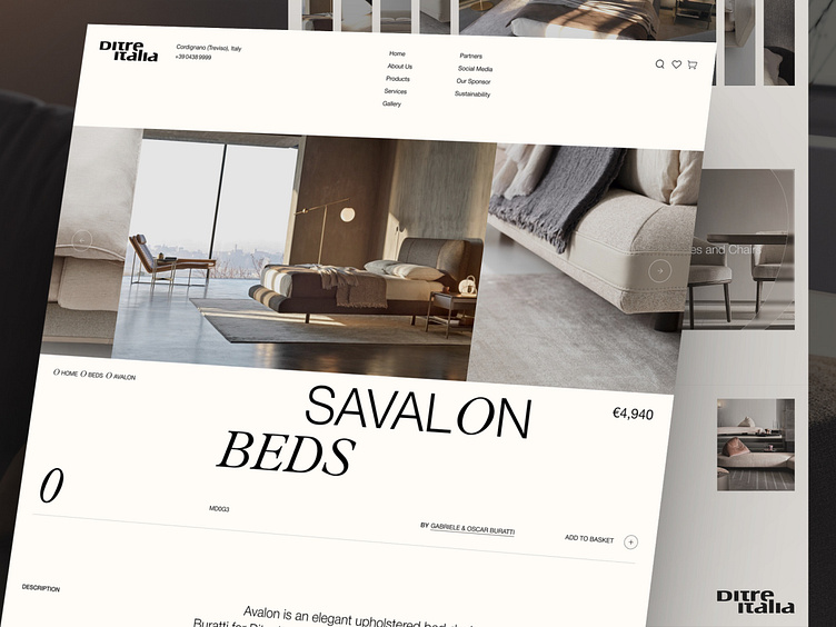 DI - Modern Furniture Ecommerce Website Design - Product Page by LAIN ...