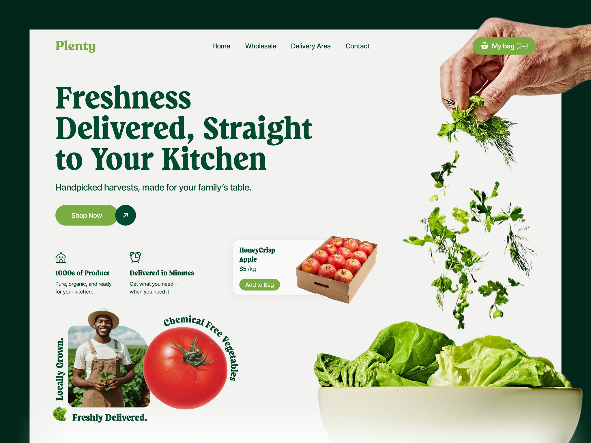 Plenty — Grocery Online Store Website UI/UX Design by Subash Chandra for Seative Digital on Dribbble