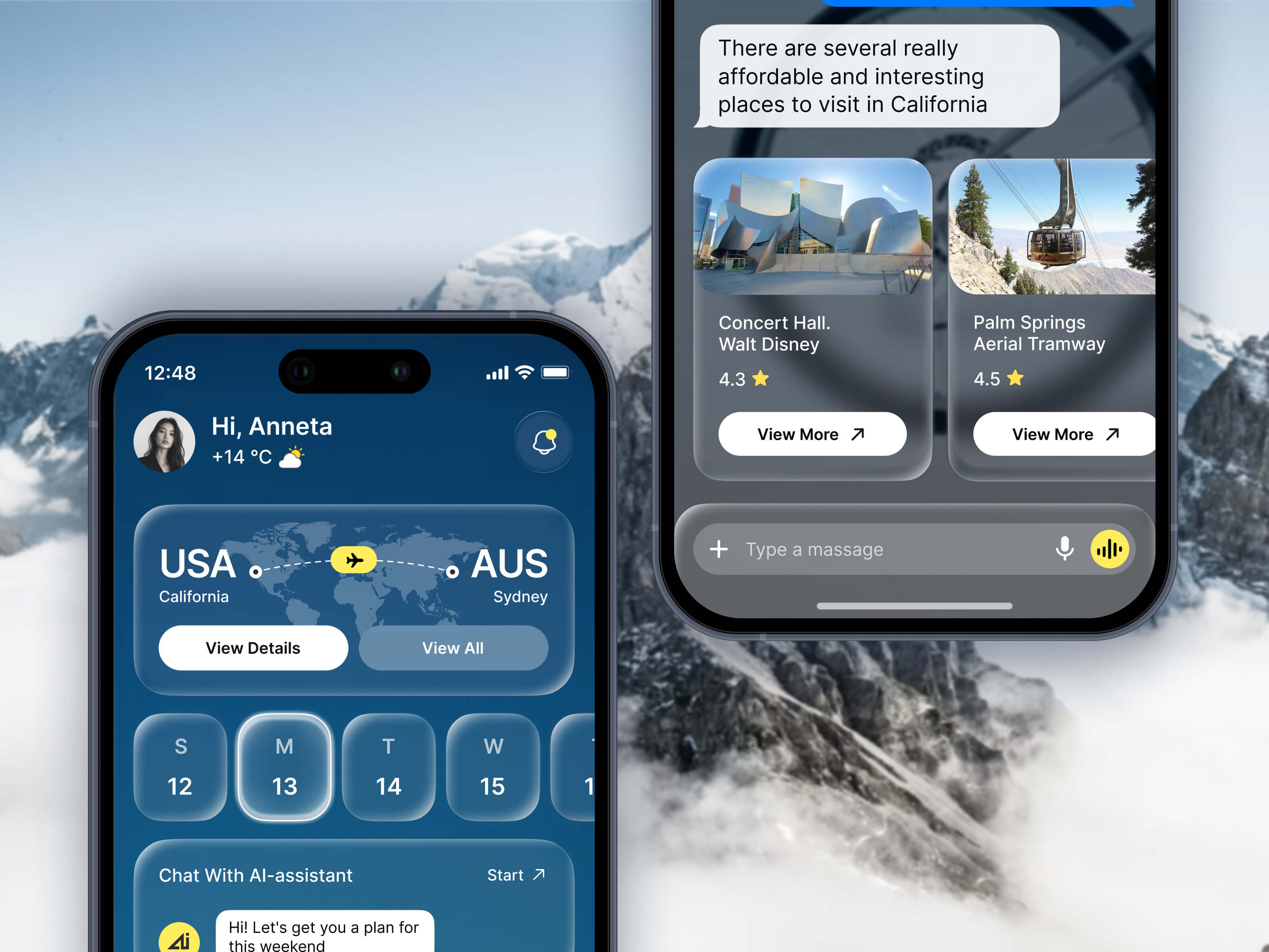 Travel App | AI App Design | App Interface | Mobile Design by ByteTown ...