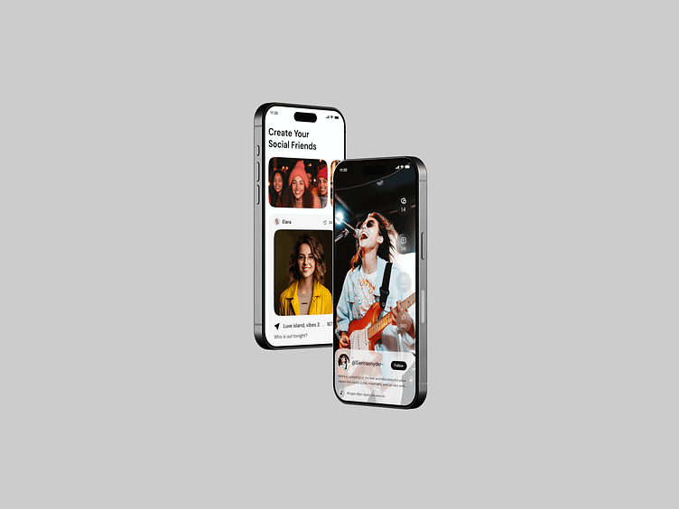 Social Medeia Mobile App UI/UX by Amrita Ranjan on Dribbble