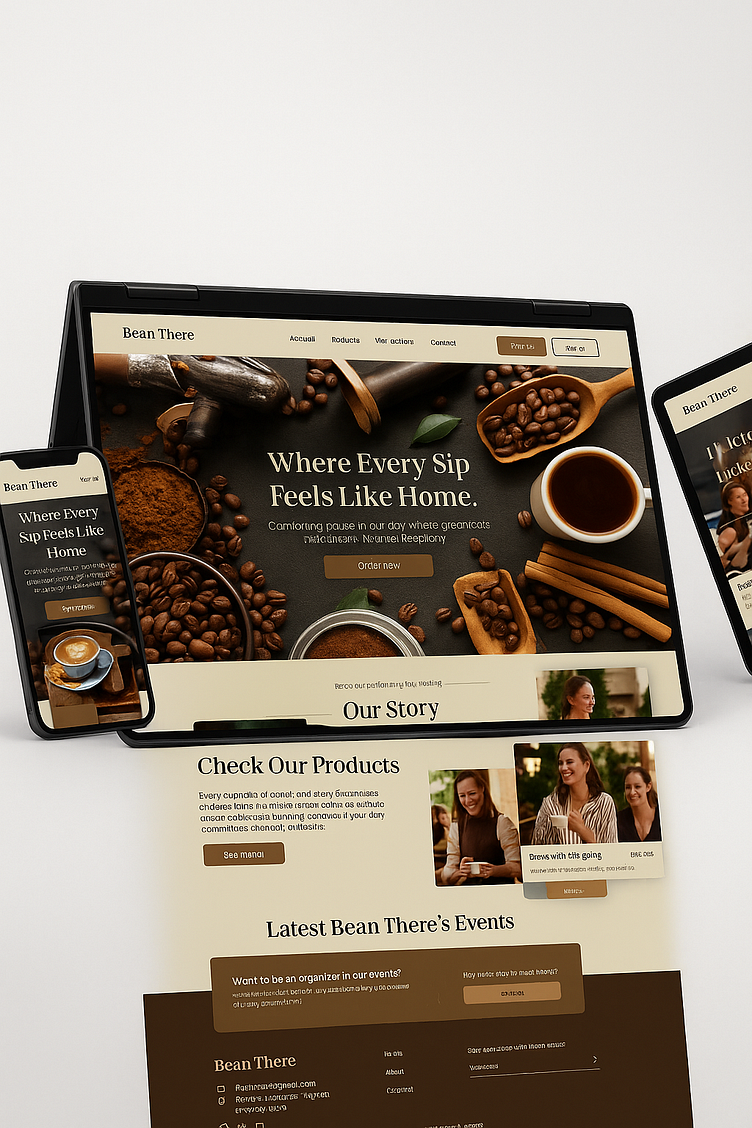 Coffe Shop website ui design by MADENE MERIEM on Dribbble