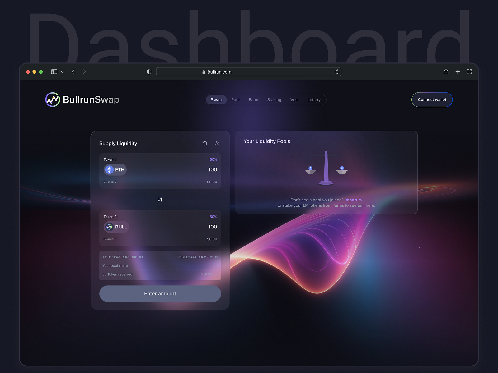Crypto Dashboard- Swap Page by Farid Hossain on Dribbble