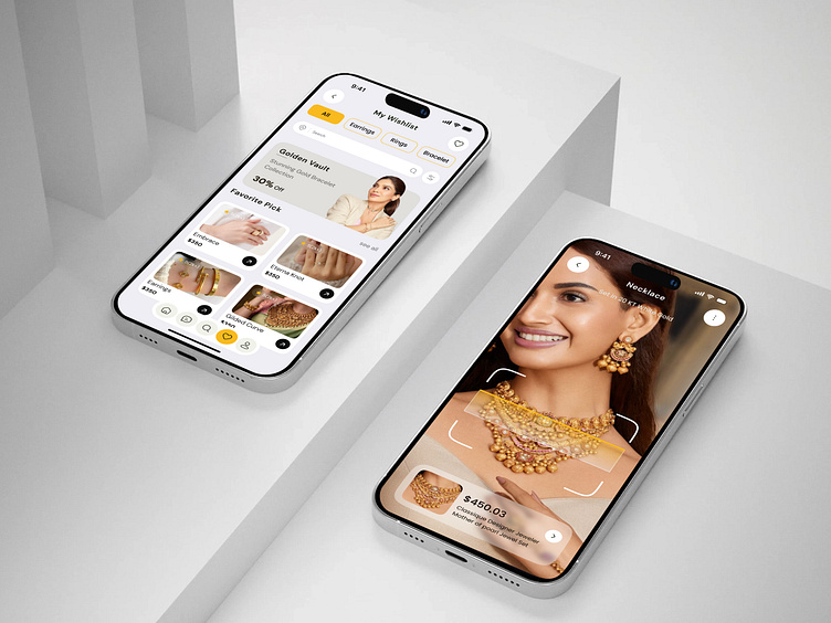 Wishlist & Scanner screens by Harunur Rashid on Dribbble