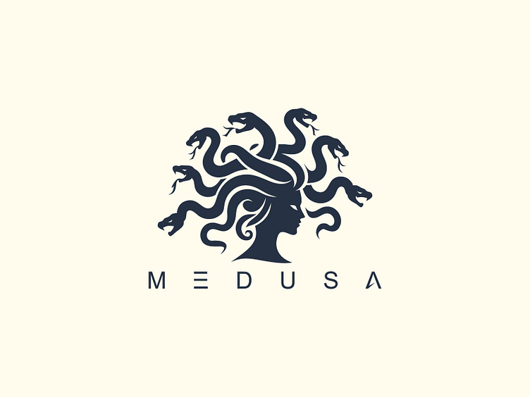 Medusa Logo by Hussnain Graphics on Dribbble
