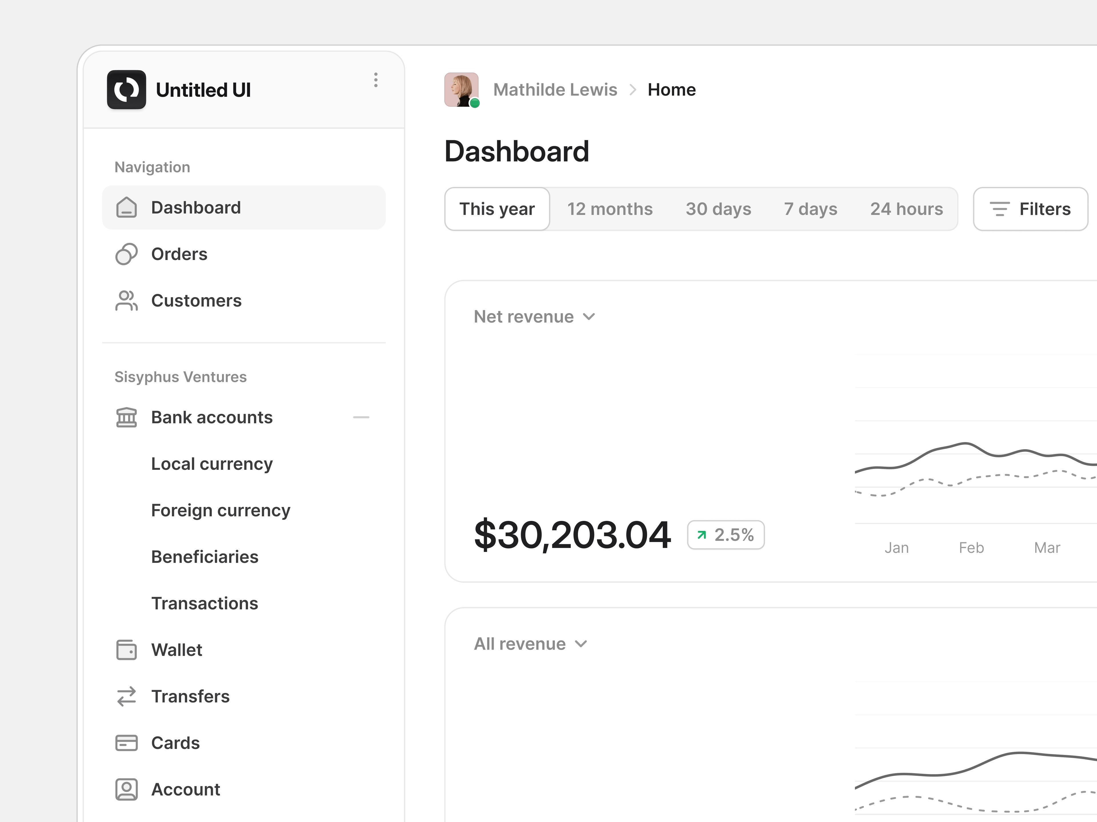 Simple sidenav — Untitled UI by Jordan Hughes® on Dribbble