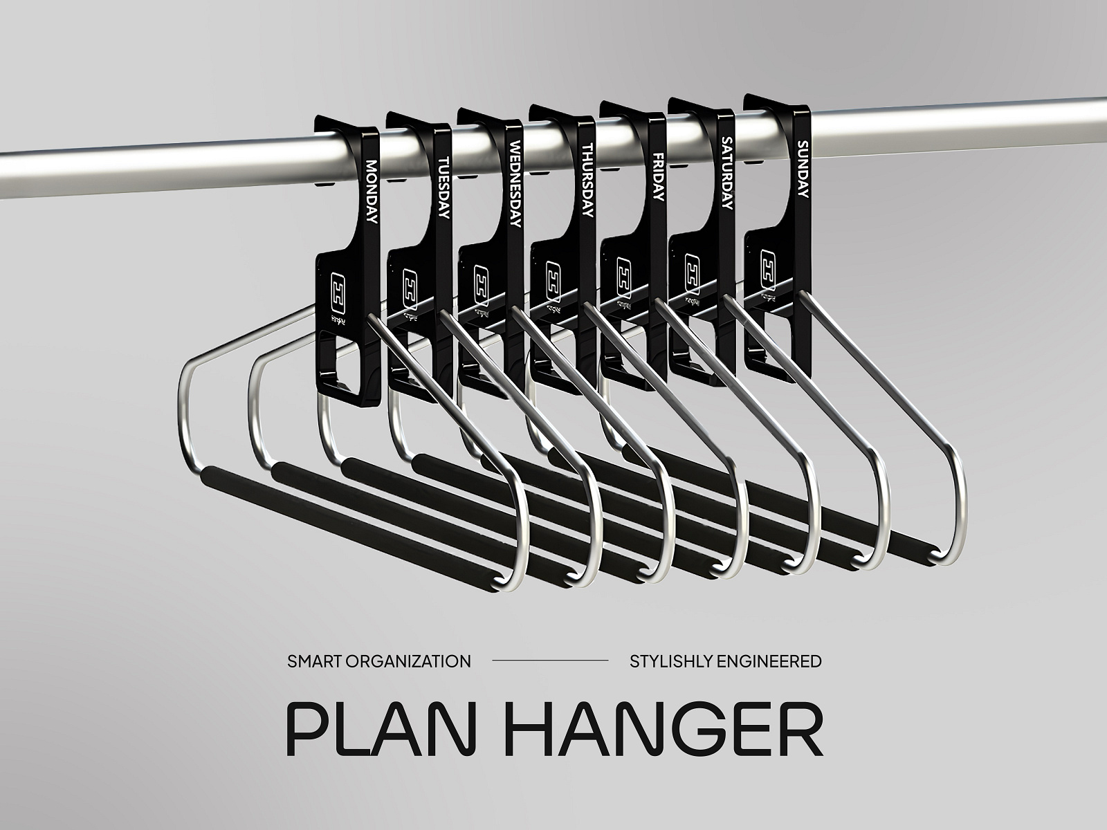 Plan Hanger - 3D Render Functional Modern Hanger Product Design by LAIN ...