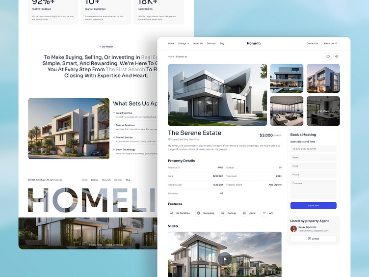 Real Estate Website Ui Design by F.I Suhan - UI UX & Web Designer on ...