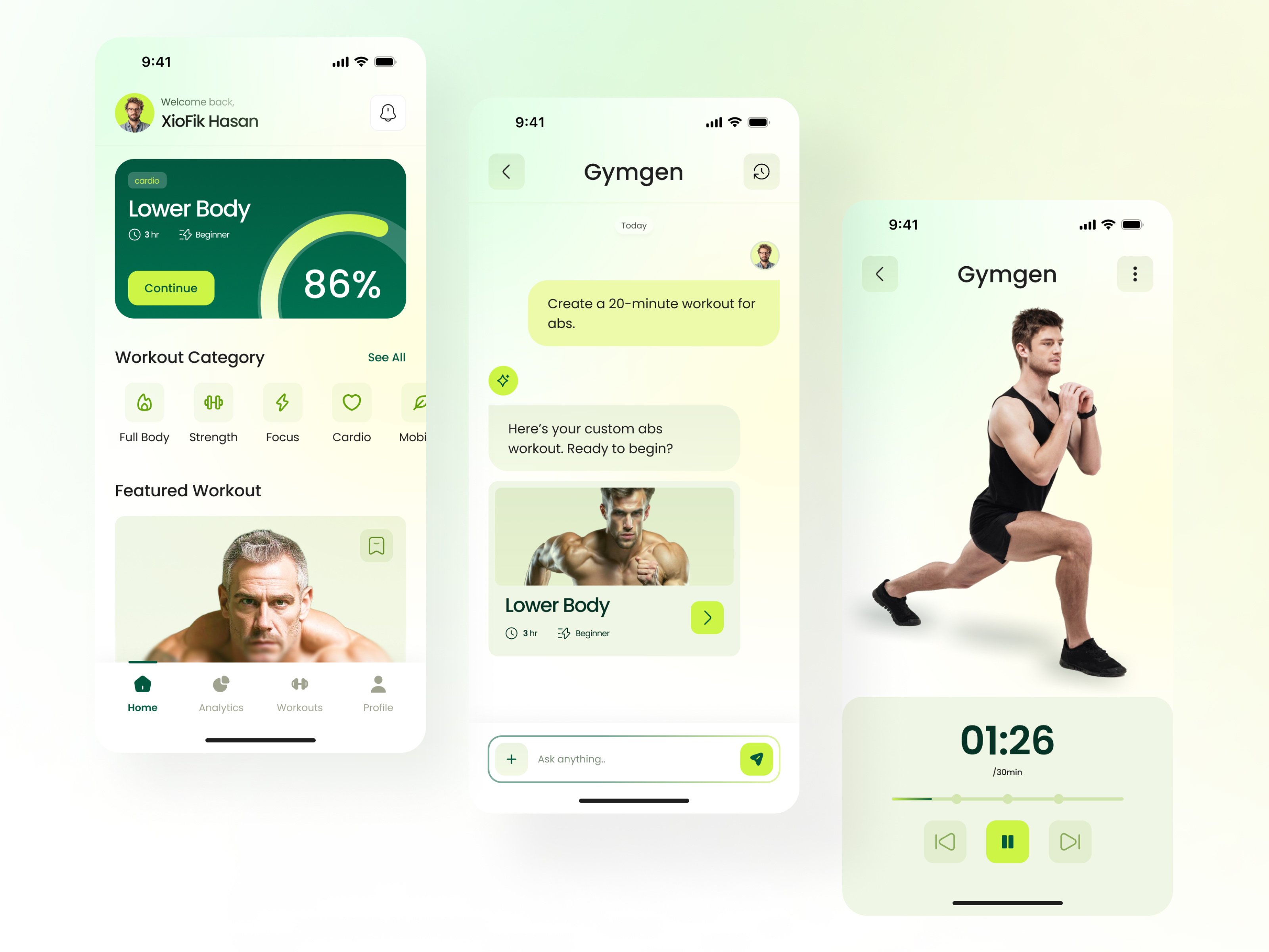 Fitness App Ui Design - Calories App by SpineEdge for SpineEdge Studio ...