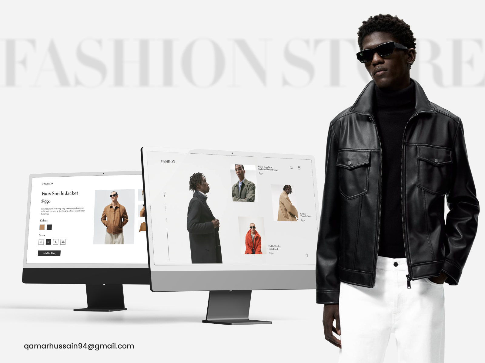Fashion Store | Website Design by Qamar Hussain on Dribbble