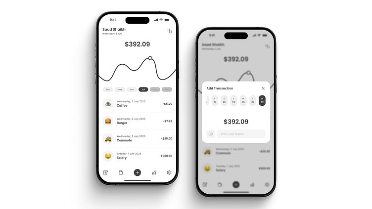 Expense Tracker by Saad Shaikh on Dribbble