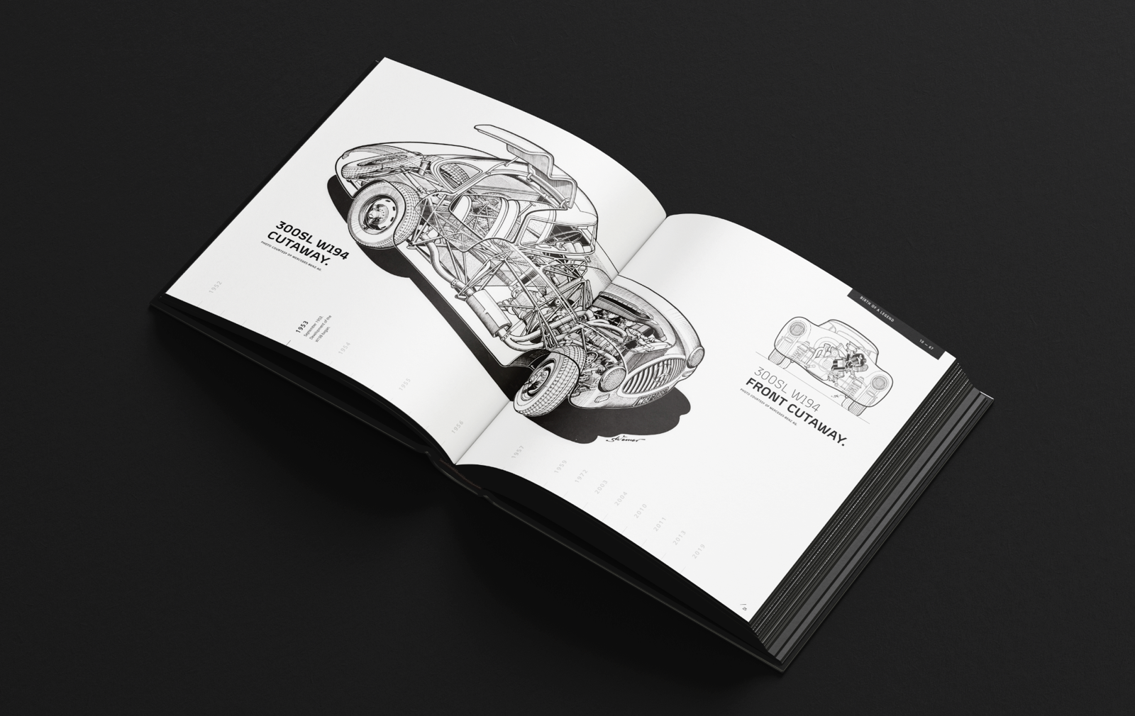 McLaren Automotive book design by Stephen Newbury on Dribbble