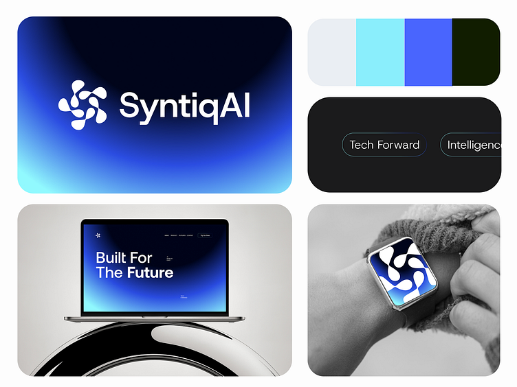 Visual Identity Design For Syntiq by Storm Line on Dribbble