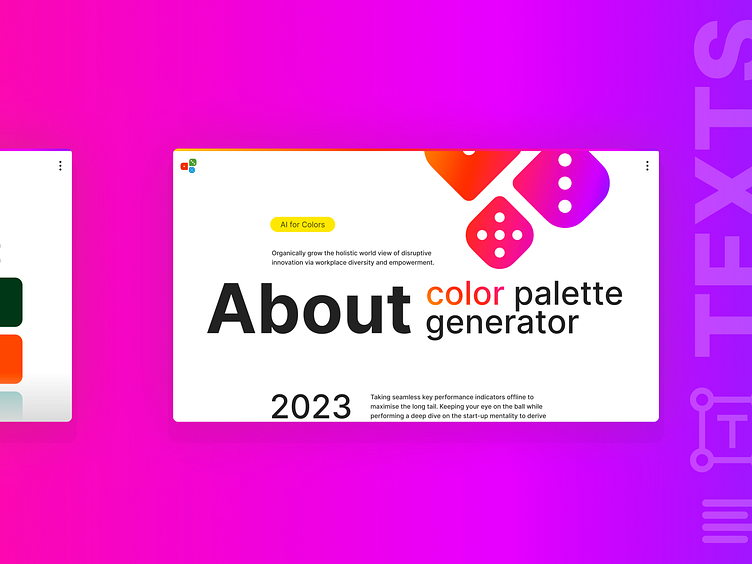 FREE UI KIT: Color Palette Generator by Yuri Korshunov on Dribbble