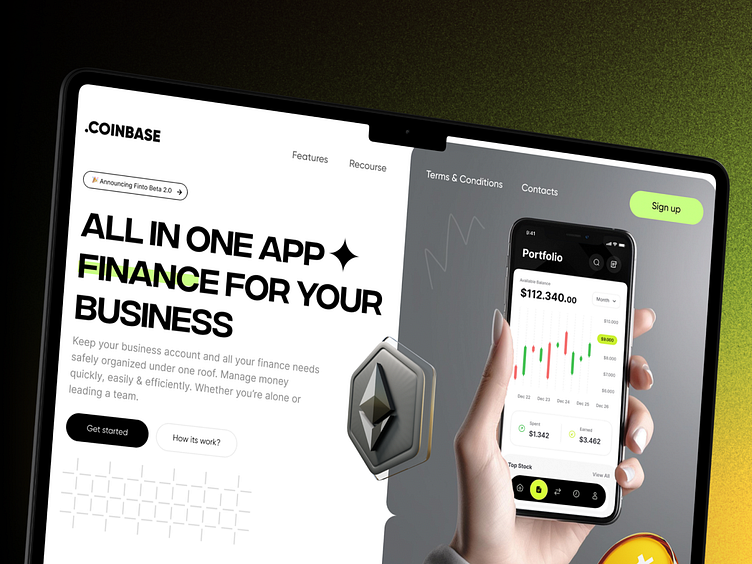 crypto currency web ui design by Roohi Koohi on Dribbble