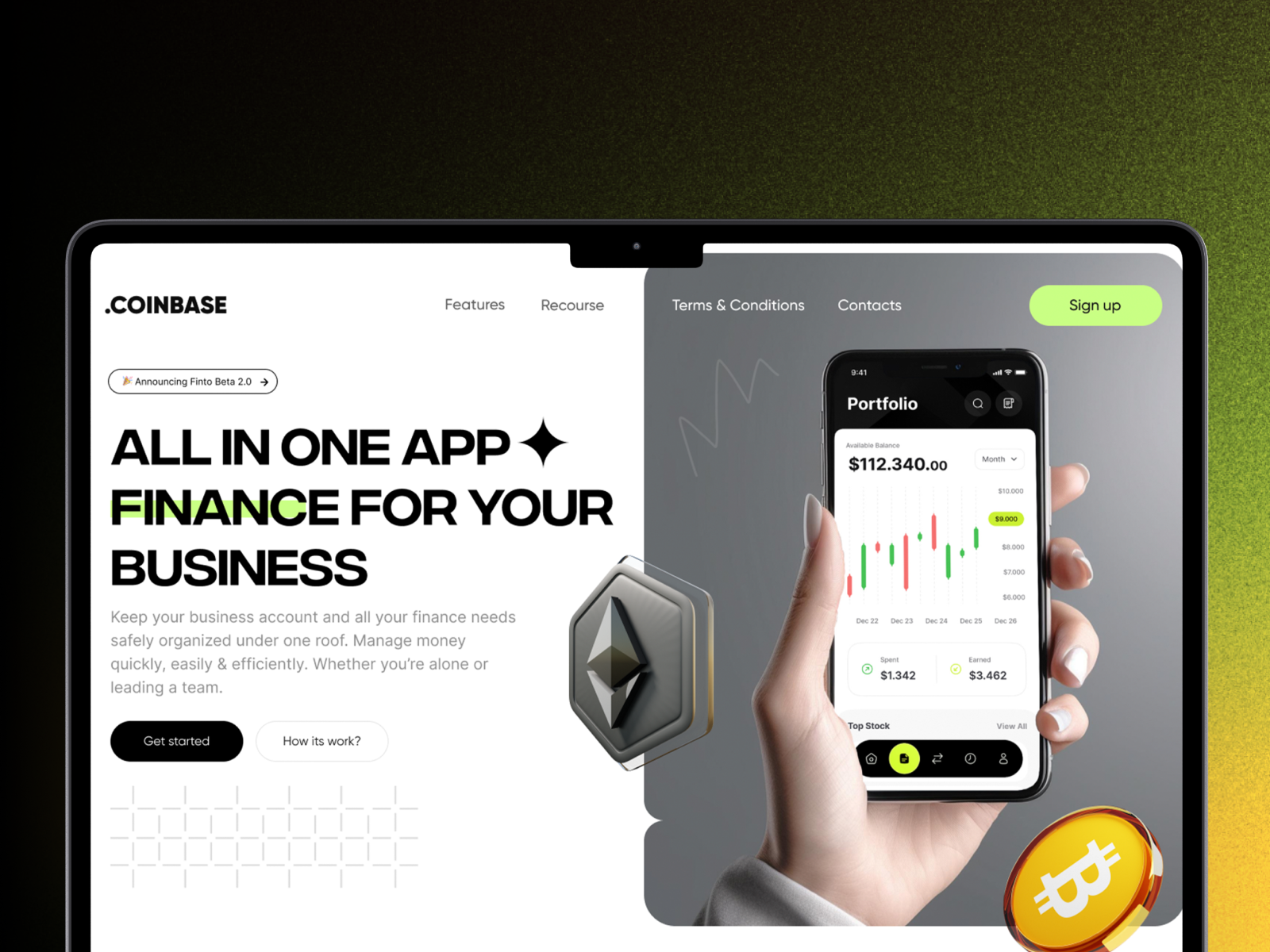 crypto currency web ui design by Roohi Koohi on Dribbble