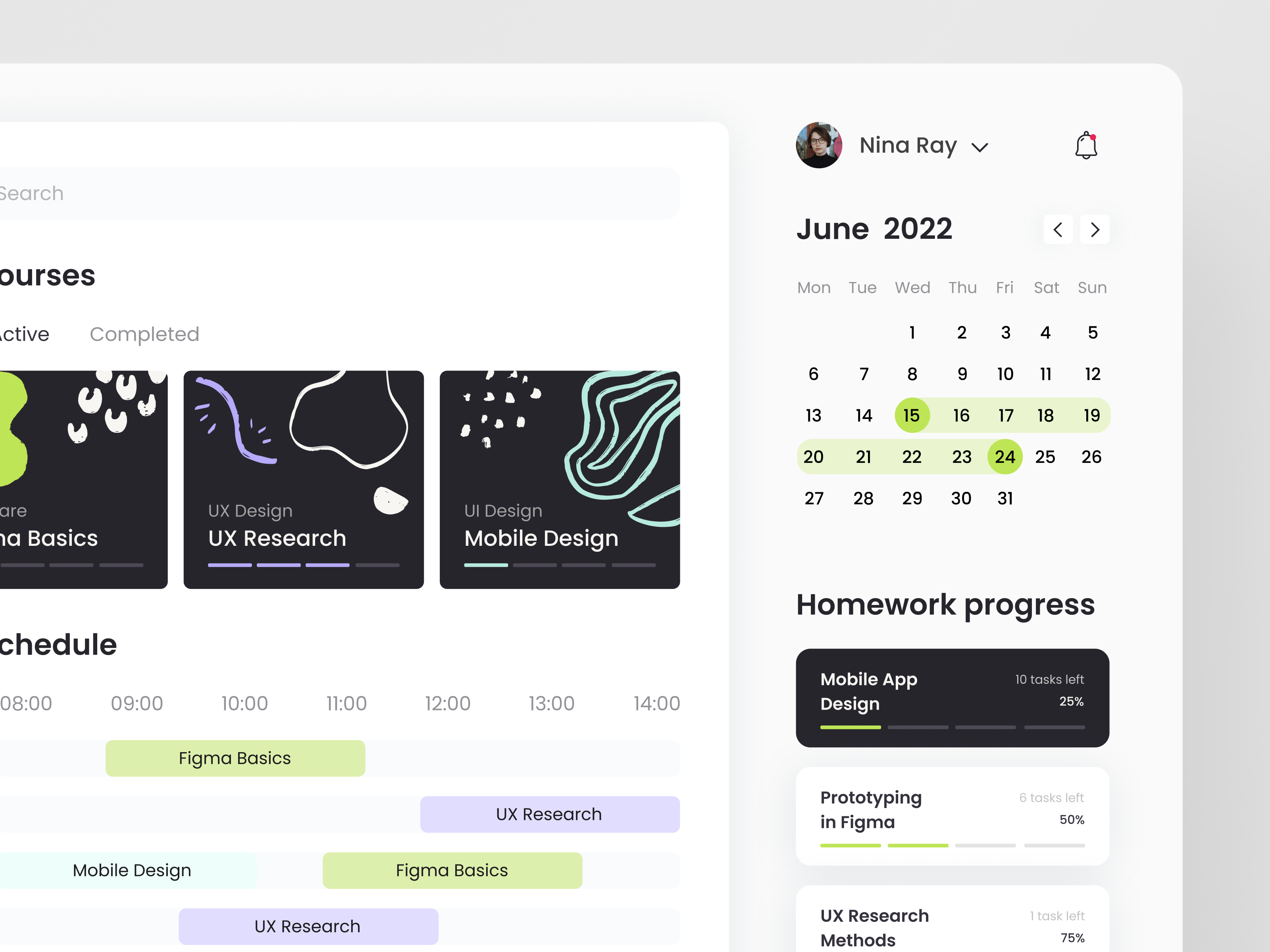 📚 Educational Dashboard | Hyperactive by Hyperactive UI/UX for Hyperactive Design on Dribbble