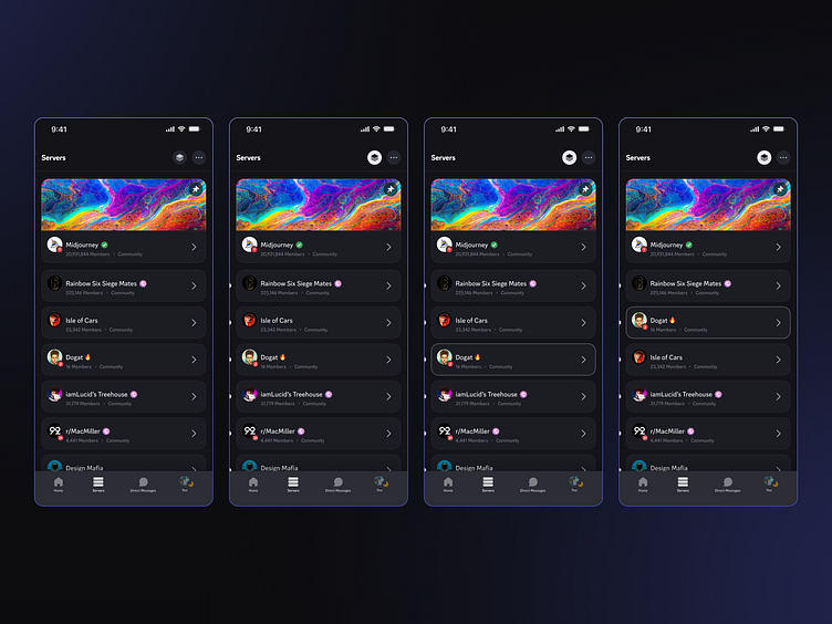 Discord- UX Concept by Aron Zeka on Dribbble