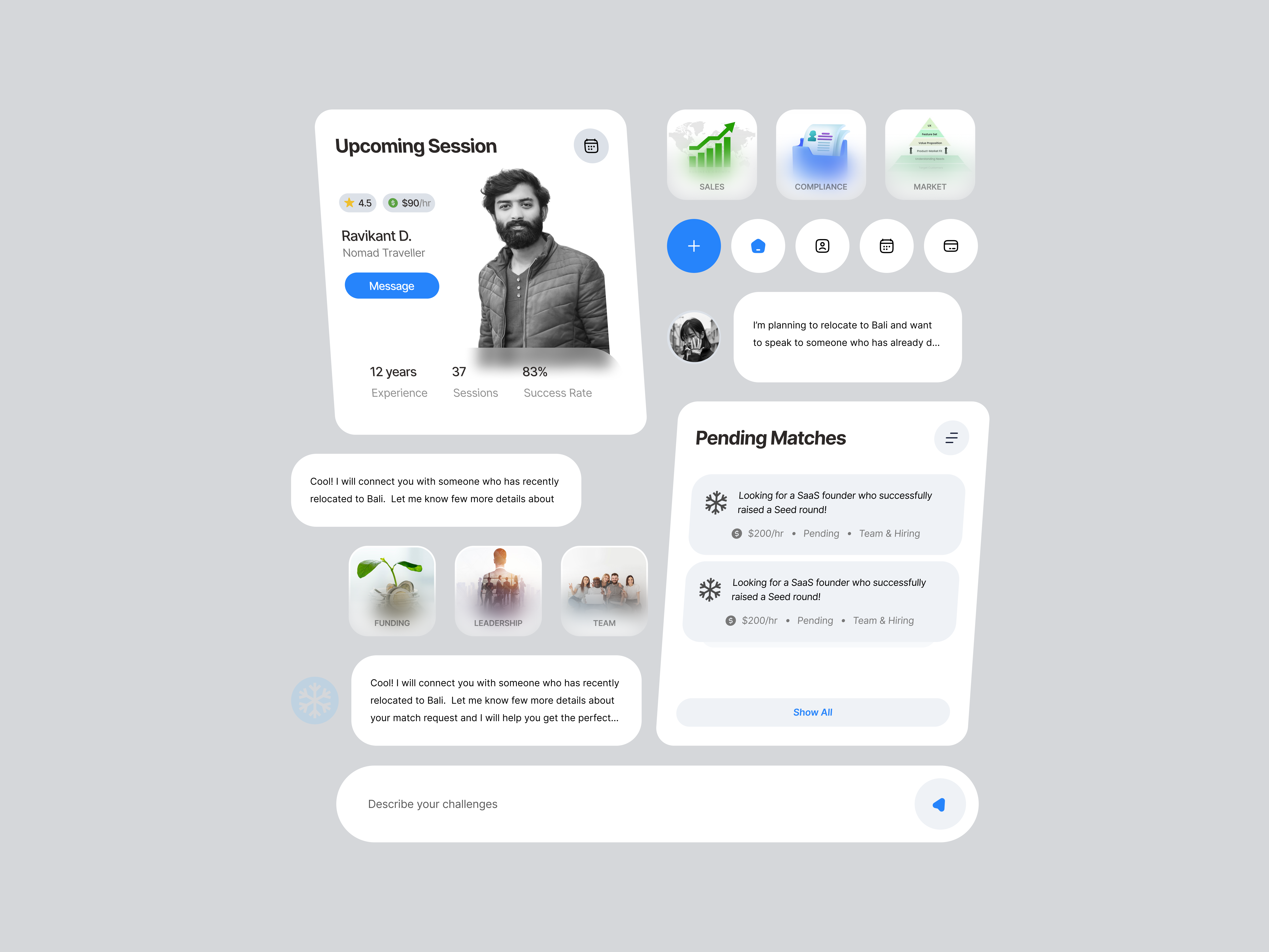 AI Chat Dashboard UI Design by Orbix Studio by Orbix Studio – SaaS ...