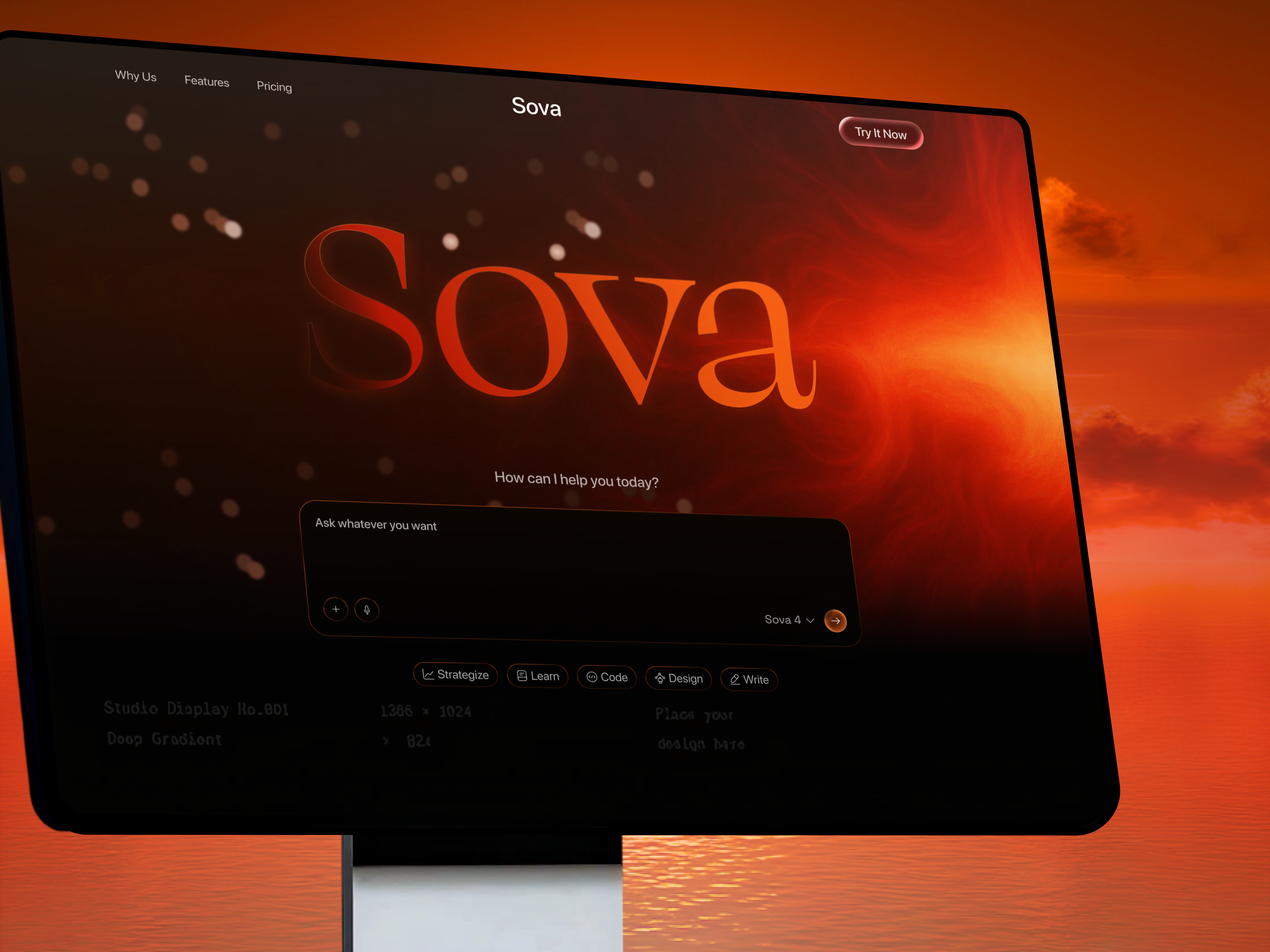 Sova – AI Smart Assistant Landing Page by Ofspace UX/UI on Dribbble