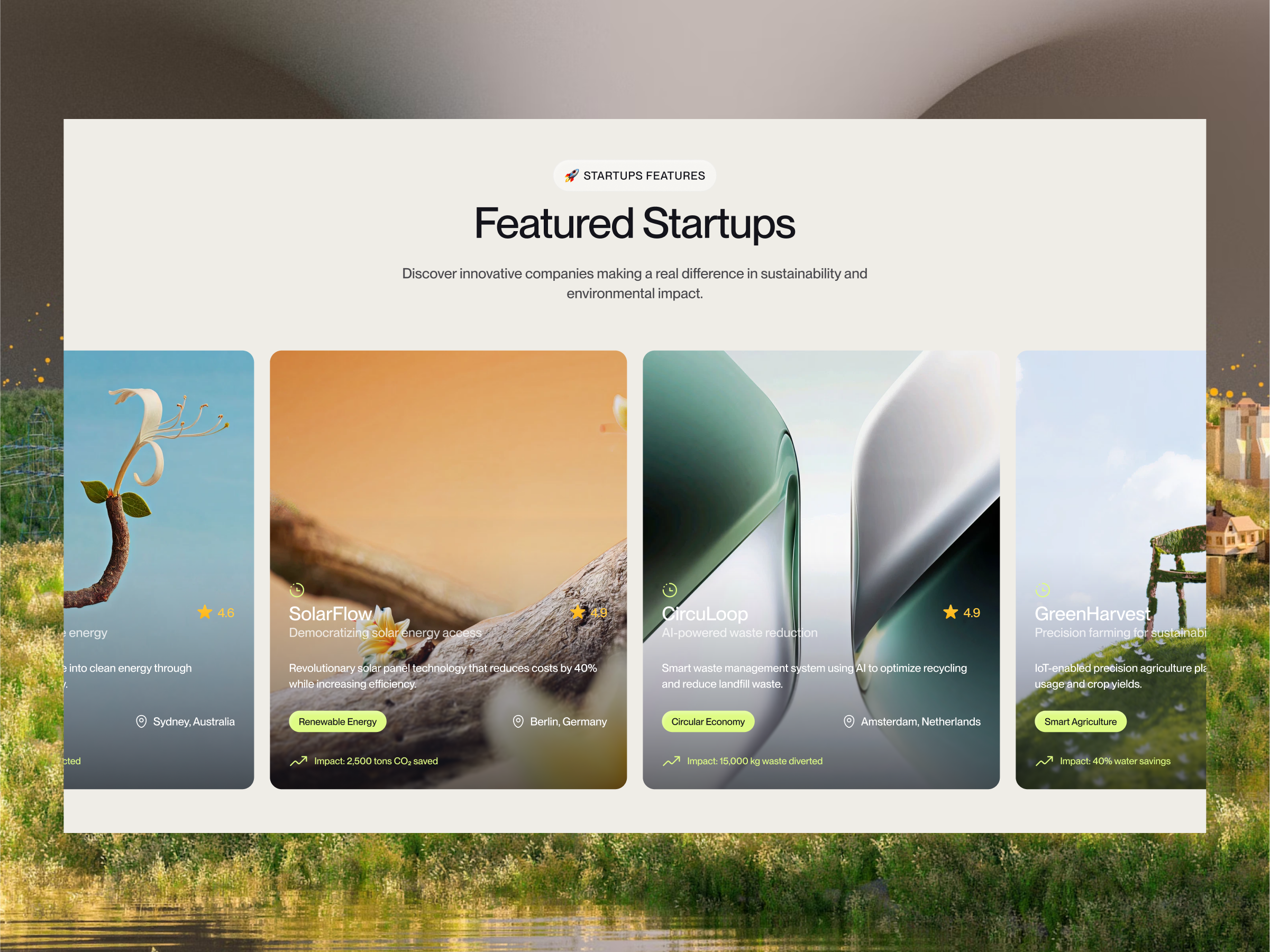 VerdanaTech - GreenTech Startups Landing Page by Ahmad Sulaiman for ...