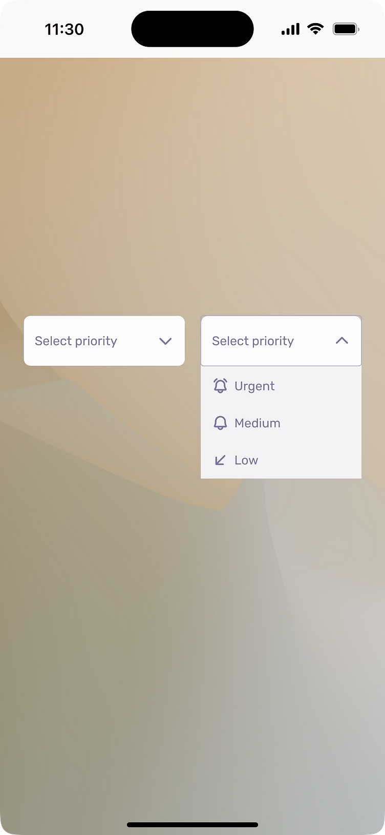 Dropdown Menu Component by Trust Okpokpo on Dribbble
