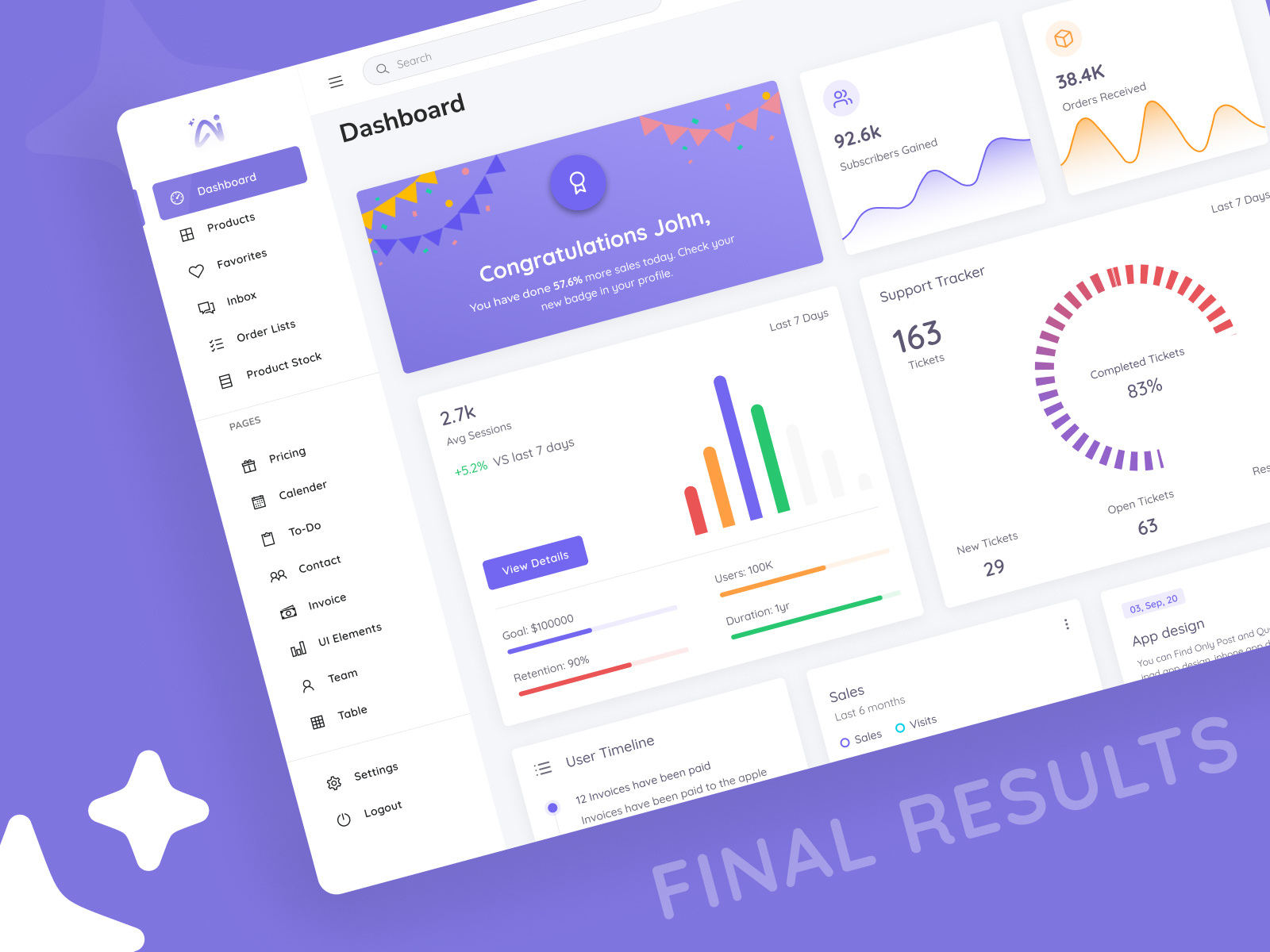 Trending AI Assistant Dashboard UI by Excellent Webworld on Dribbble