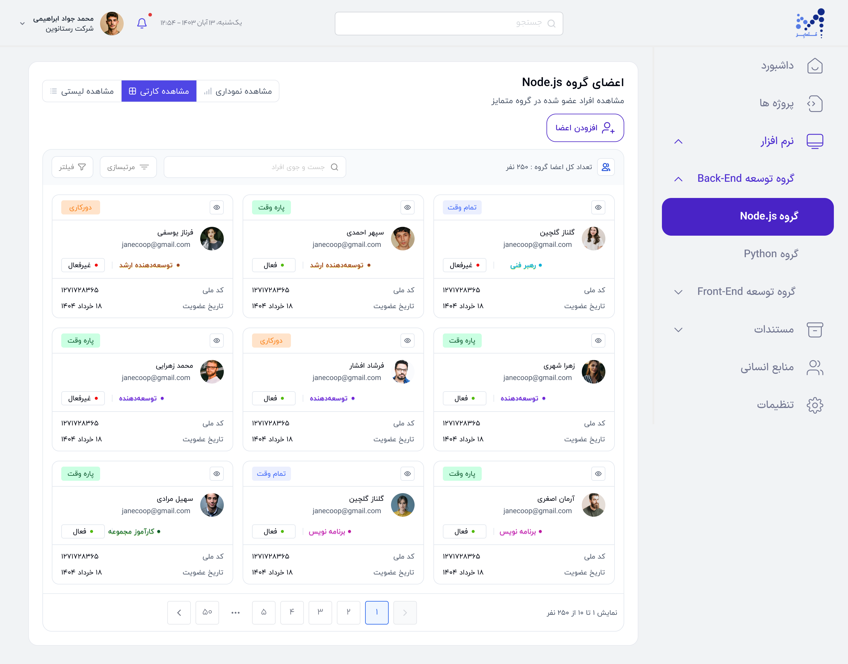 Dashboard SSO by Golnaz Golchin on Dribbble