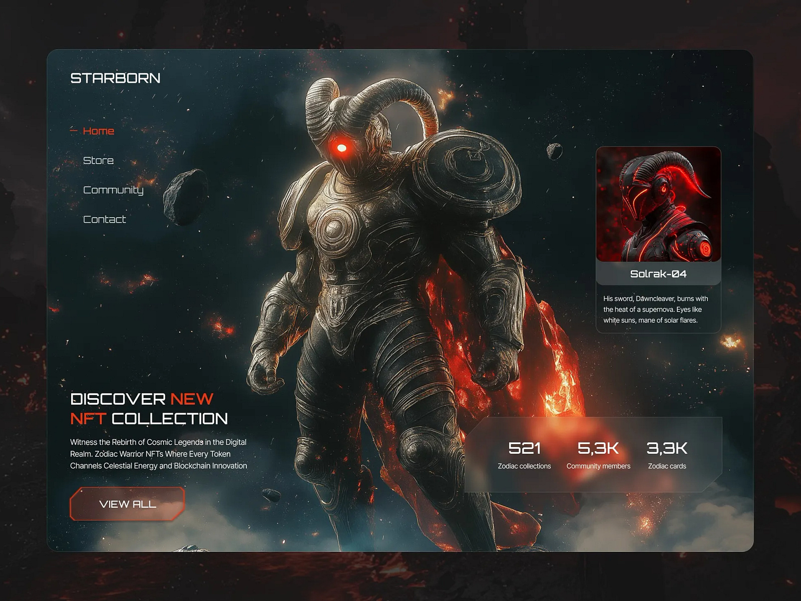 Solrak-04 & the Starborn NFT War Room by Sandro Matchankaladze on Dribbble
