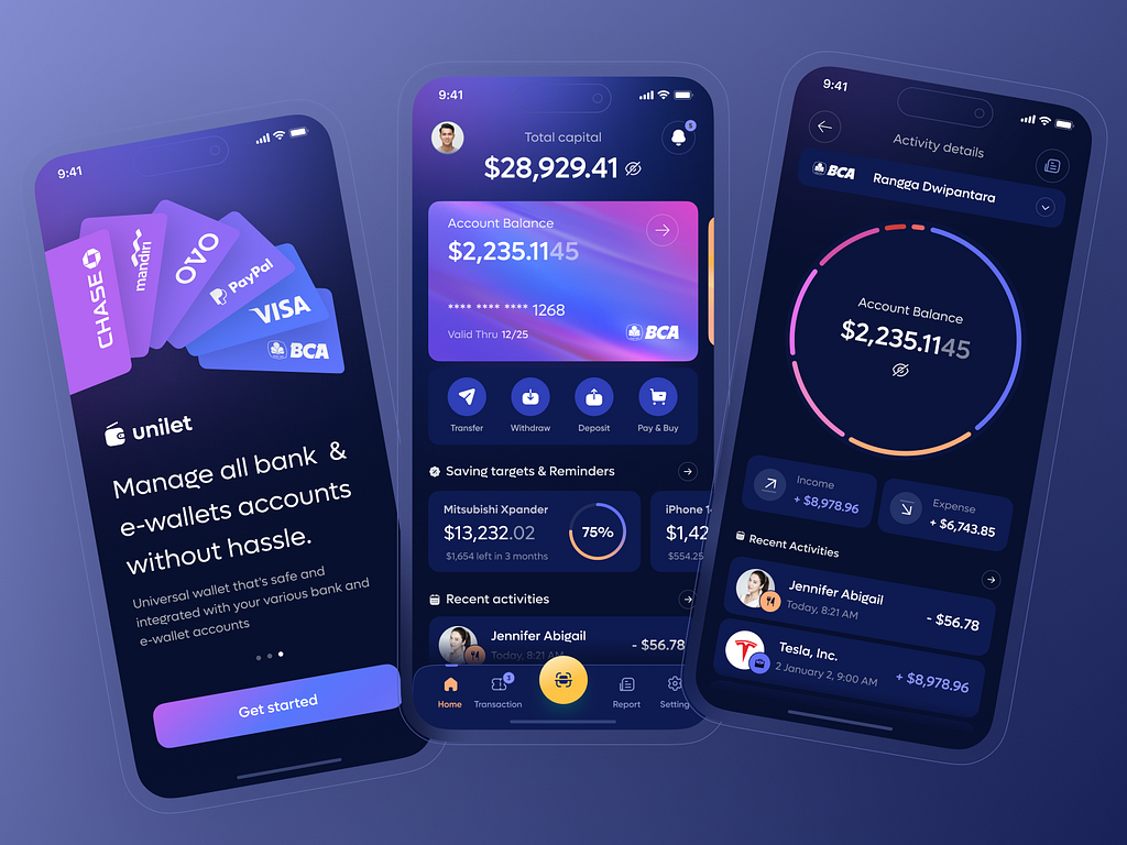 Universal Digital Wallet for various Banks & e-Wallets by Hyperfantasy ...