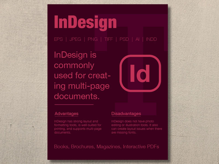 InDesign Poster by Nadia Brown on Dribbble