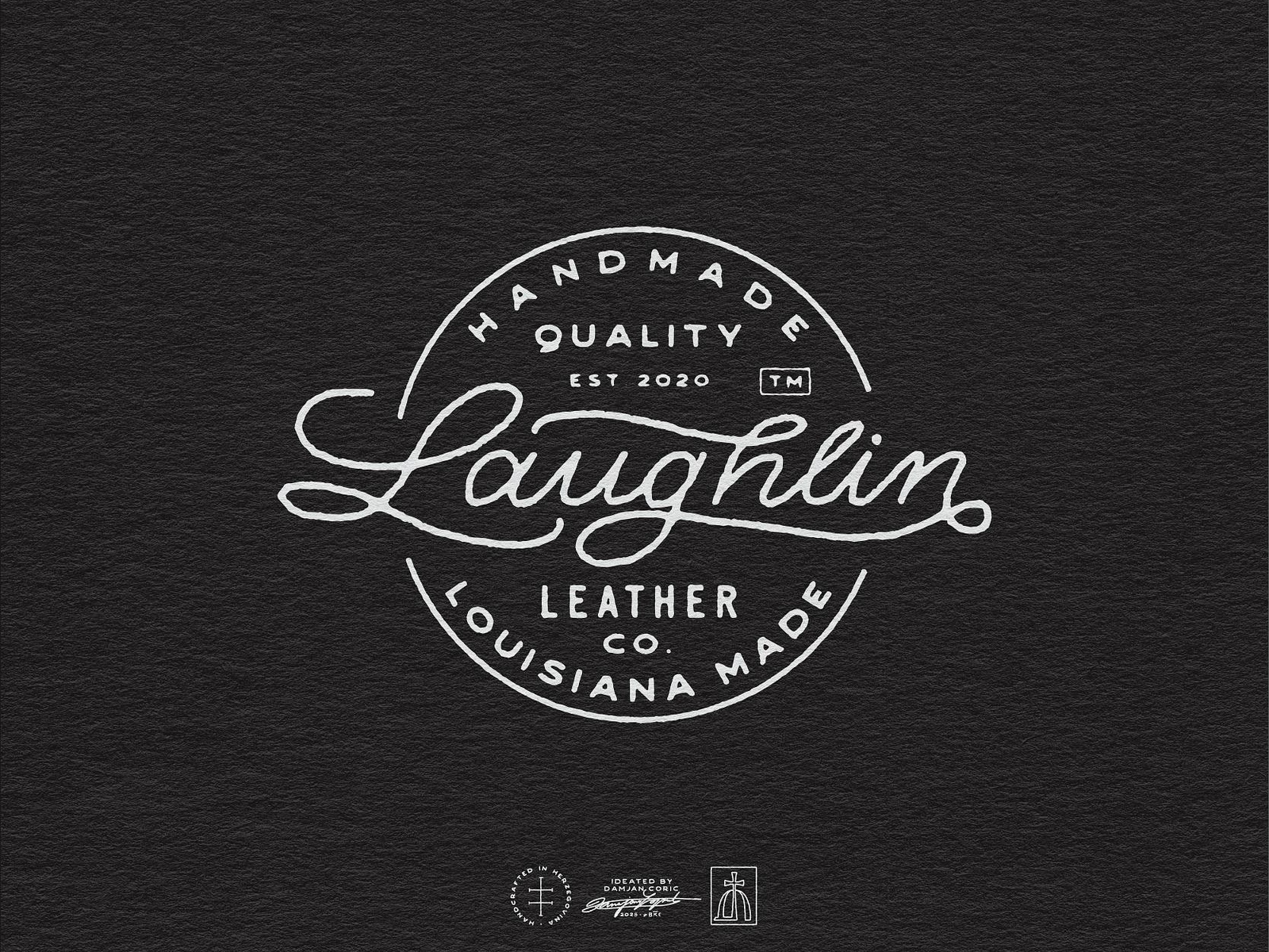 Laughlin Leather Co. Logo System by Coric Design on Dribbble