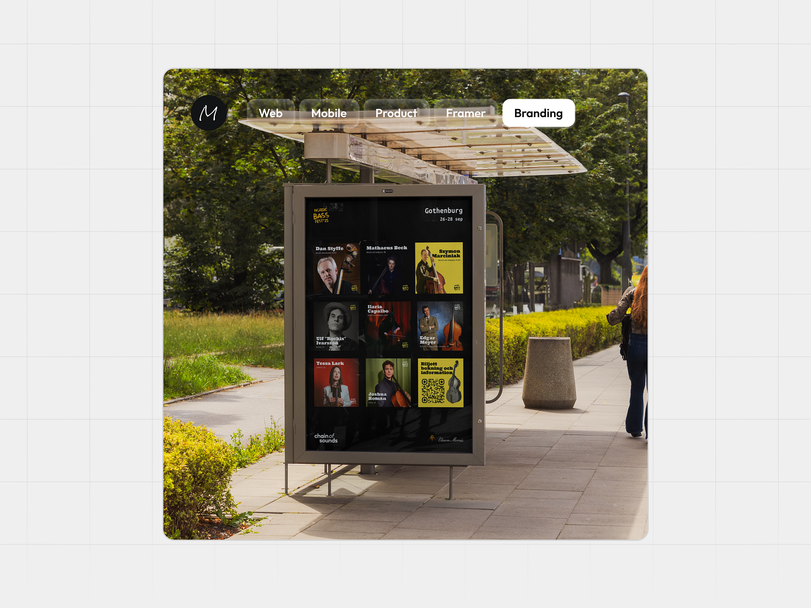 Bus stop billboard by Bohdan on Dribbble