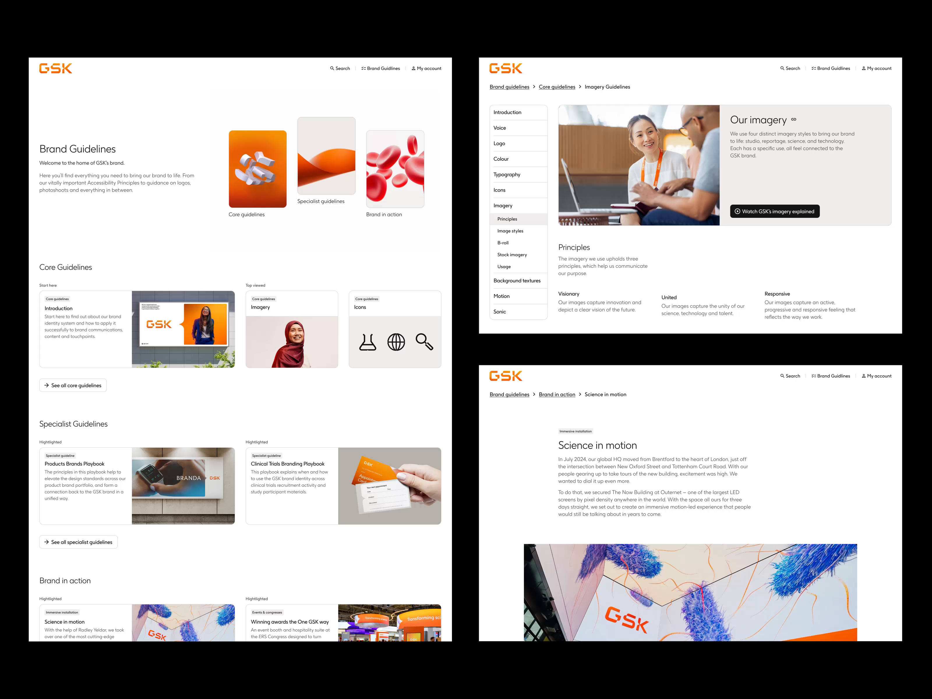 GSK Brandhub by Alan Long on Dribbble
