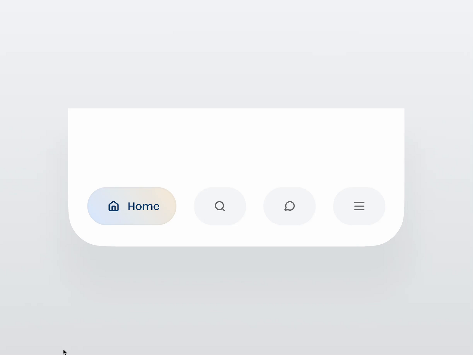 Bottom Menu by Vishnu Prasad V P on Dribbble