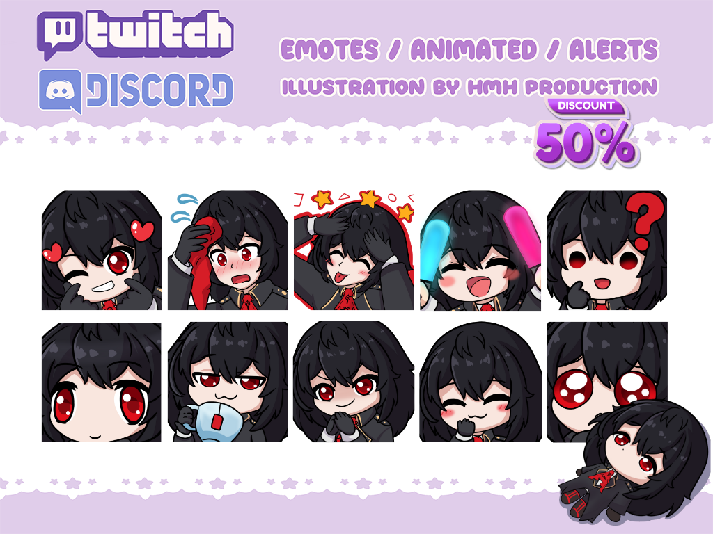 twitch emotes by Emotes by Hmh_production on Dribbble