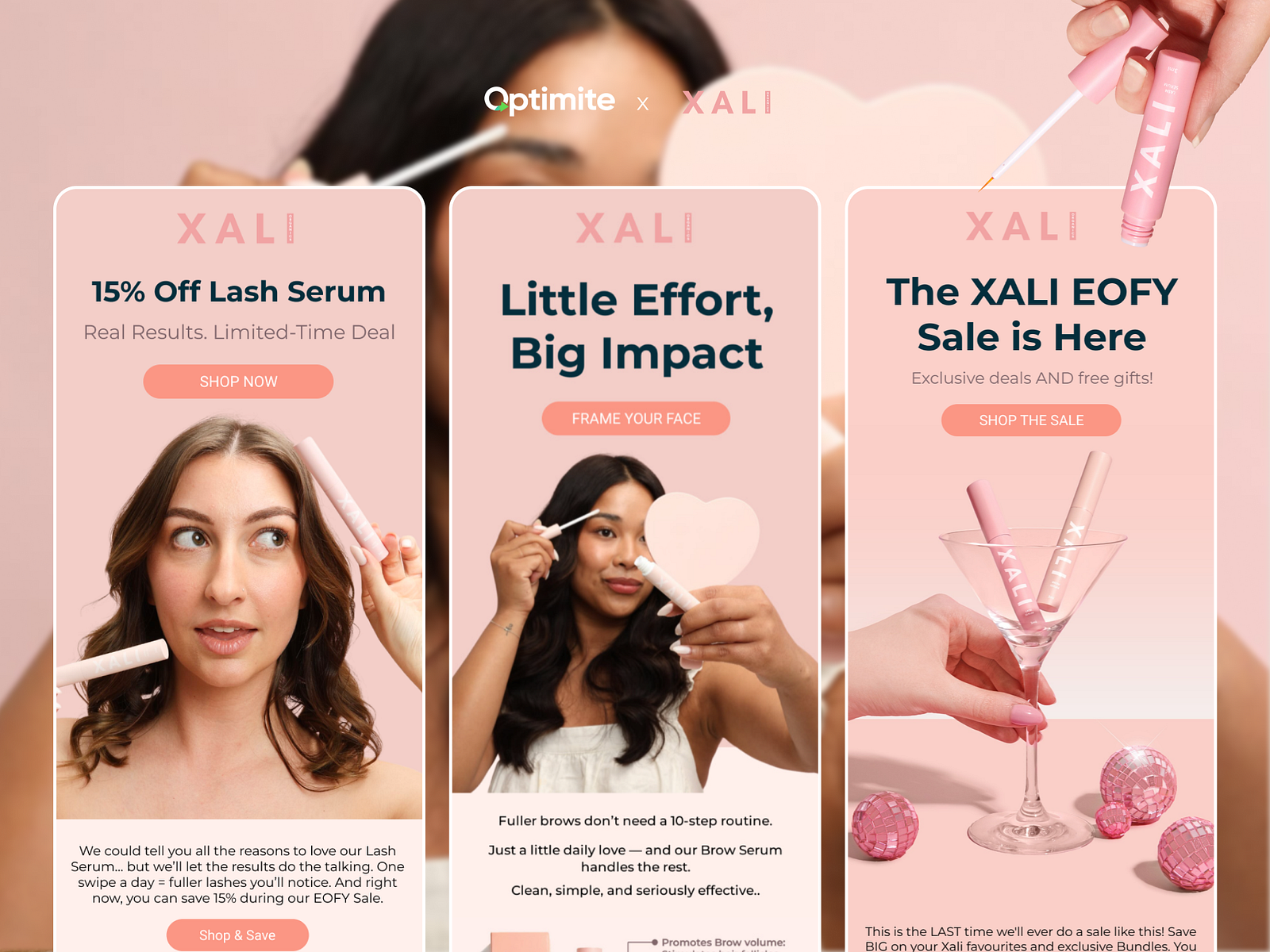 Minimal Email Design for Maximum Results by Sushant Yadav for Optimite on Dribbble