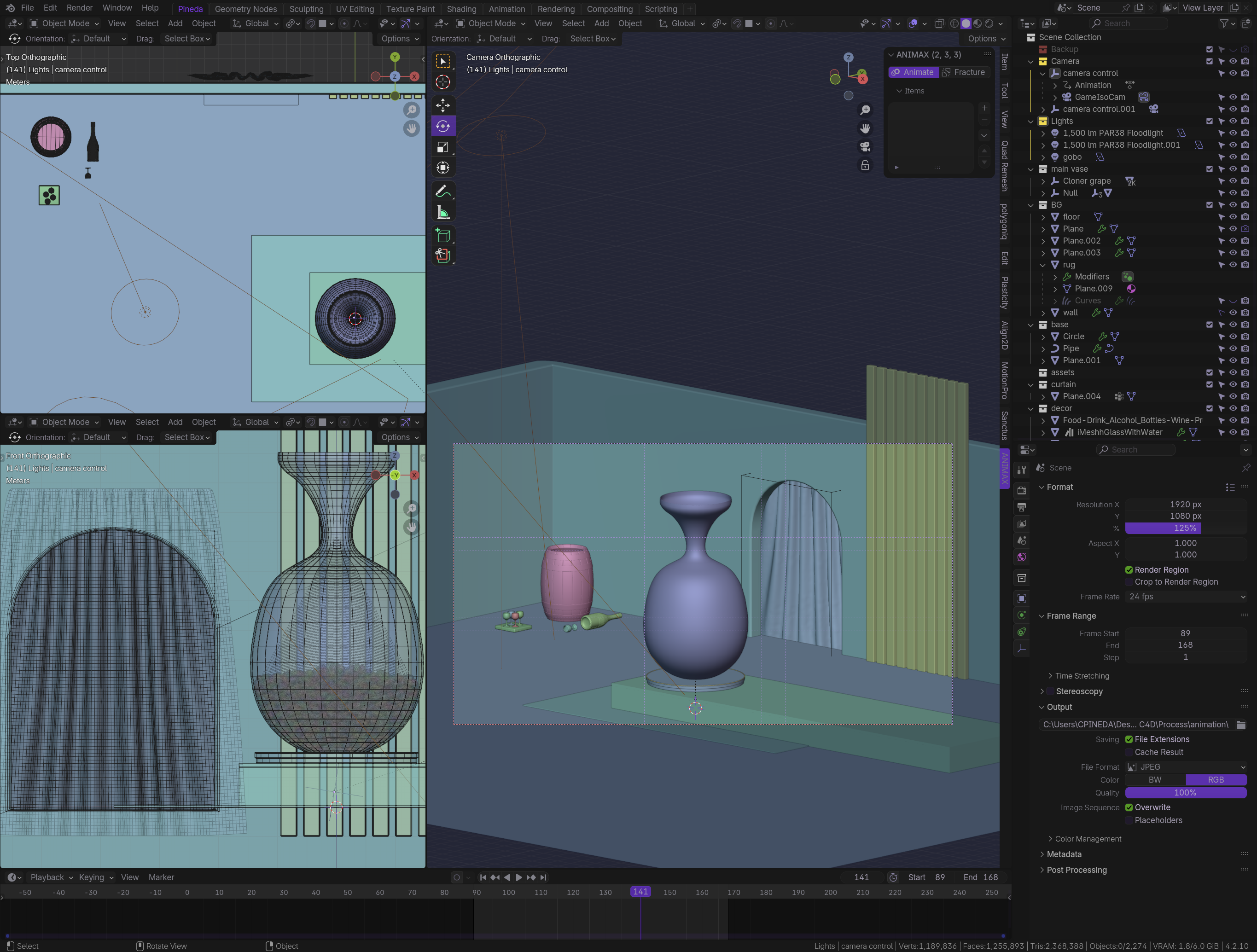 3D Morph Animation by Carlos Pineda on Dribbble
