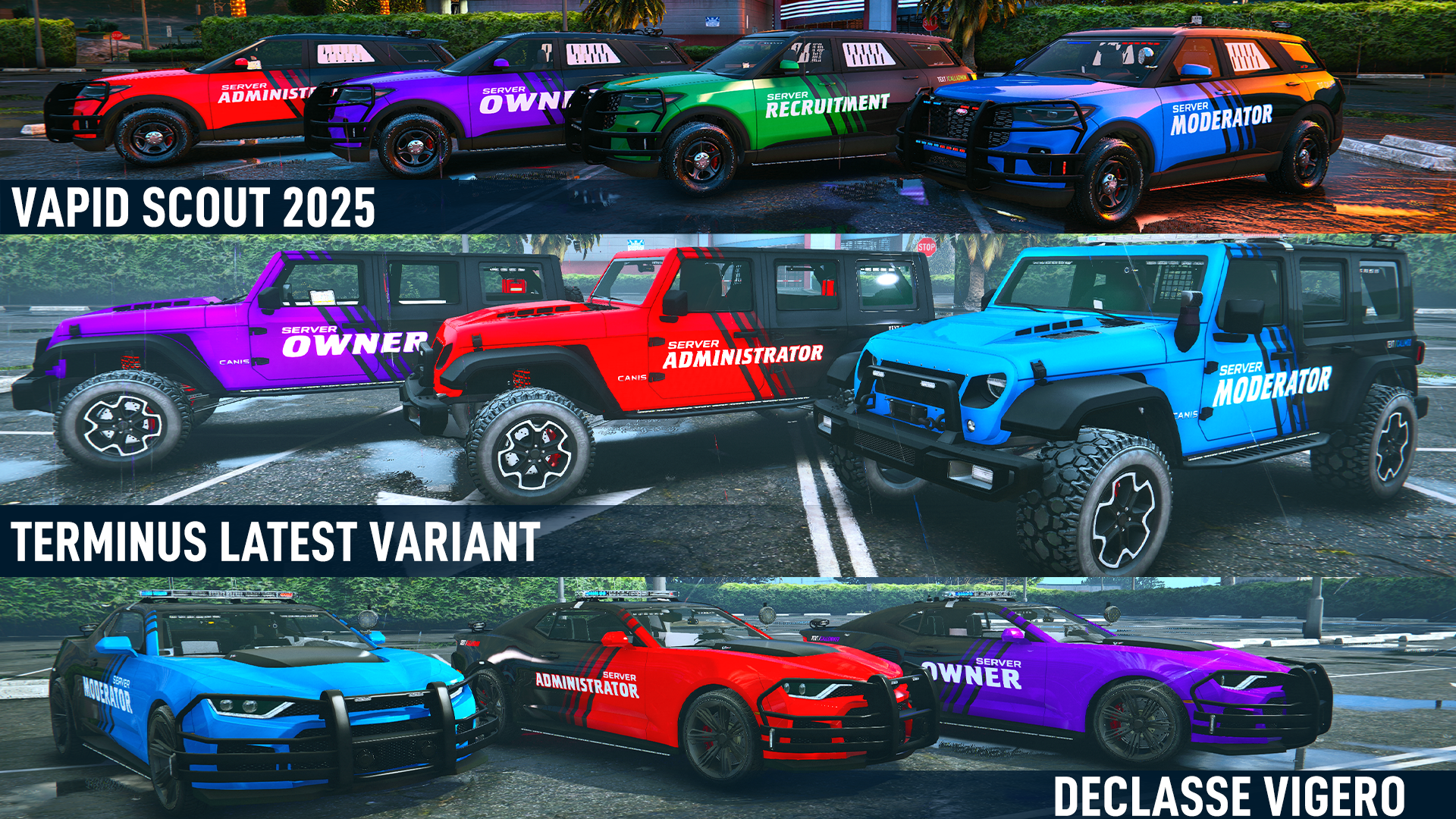 Triple Admin pack Fivem ready with Liveries by Muhammad Hamza on Dribbble