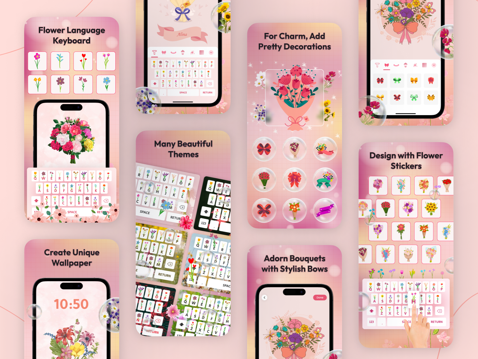 🌸 FloraKeys – Flower Language Keyboard App Screenshots🌷 by Hardik's ...