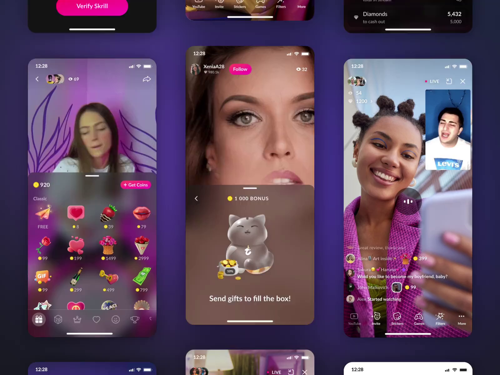 Live streaming mobile app by Ignat Matveenko on Dribbble Live streaming mobile app by Ignat Matveenko on Dribbble