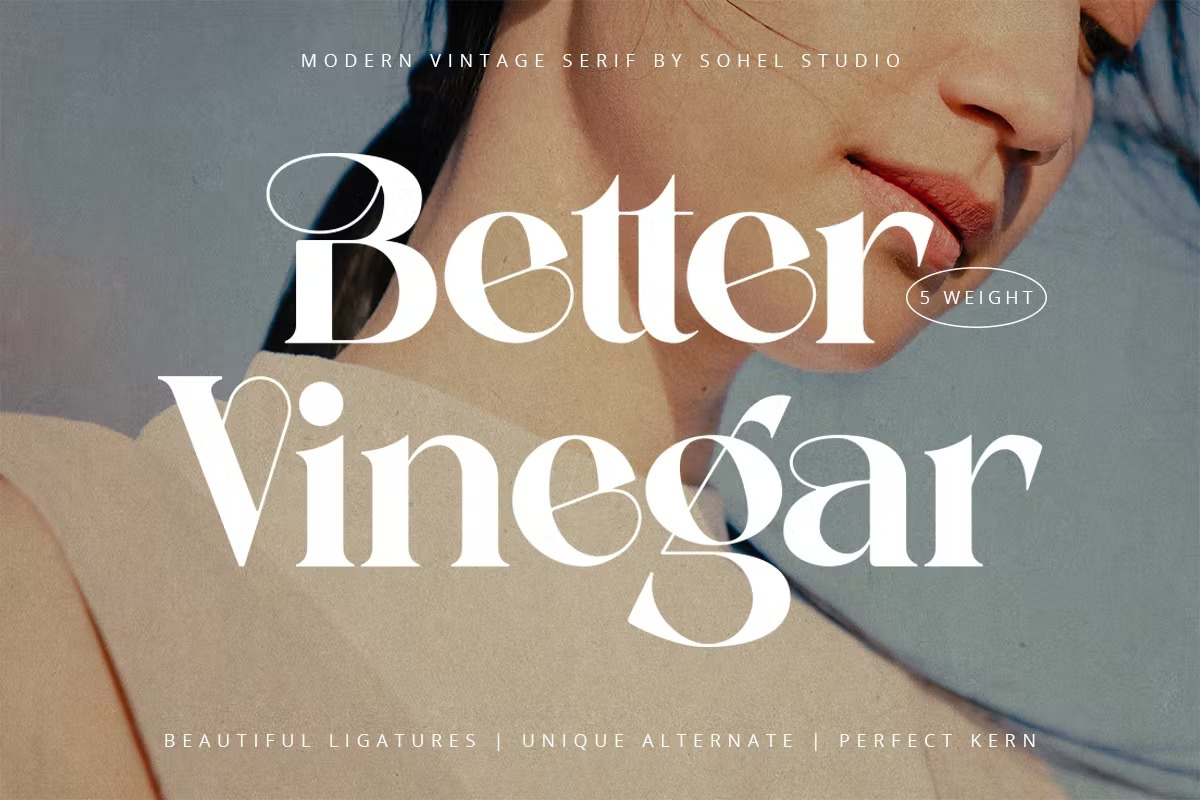 Better Vinegar Font Display by Creative Assets on Dribbble