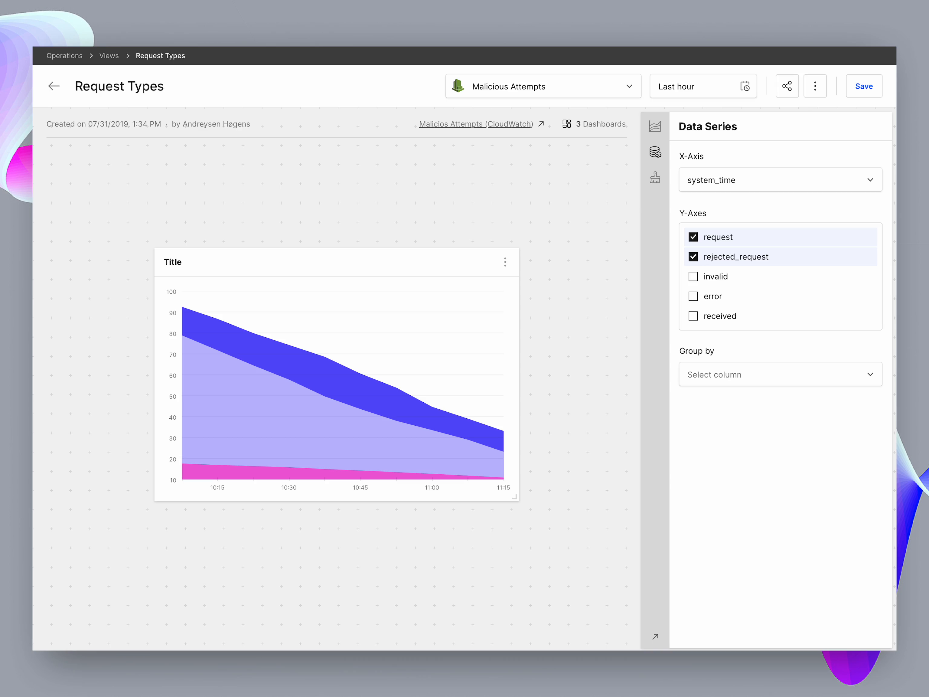 Chart Widget View Editor by Ivo Mynttinen on Dribbble