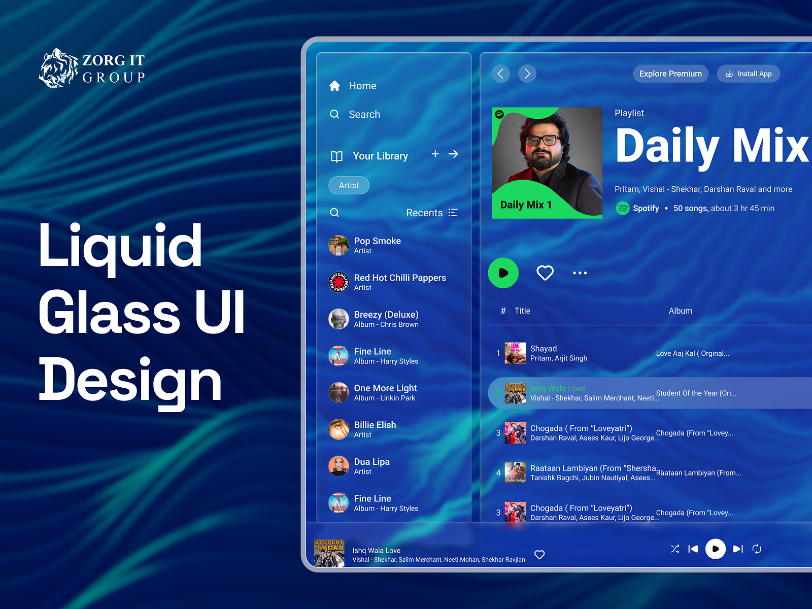Liquid Glass UI Design by Zorg IT Group on Dribbble