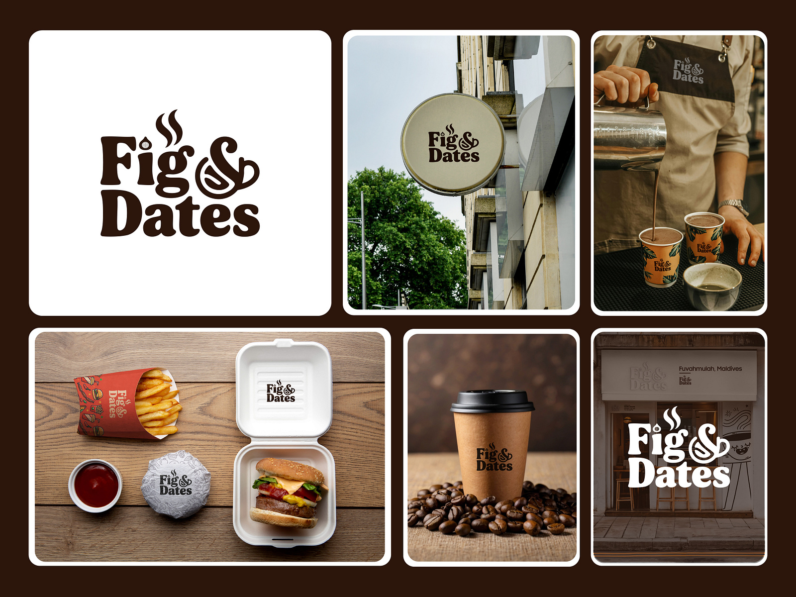 Figs & Dates Cafe Logo Design by Mohammad Ibrahim on Dribbble